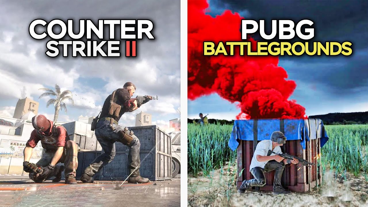Counter Strike 2 vs. PUBG | Which Game is Better! 🔥 - YouTube