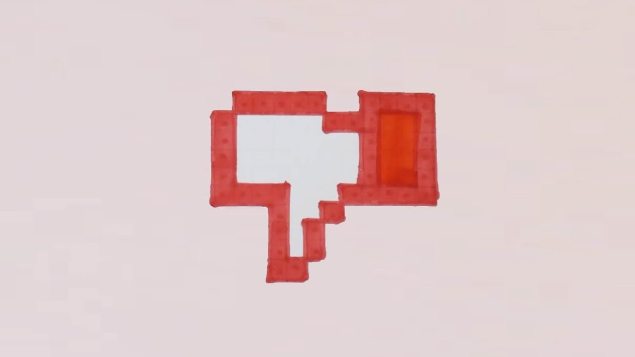 Comment dessiner un pouce rouge (Pixel Art) - YouTube