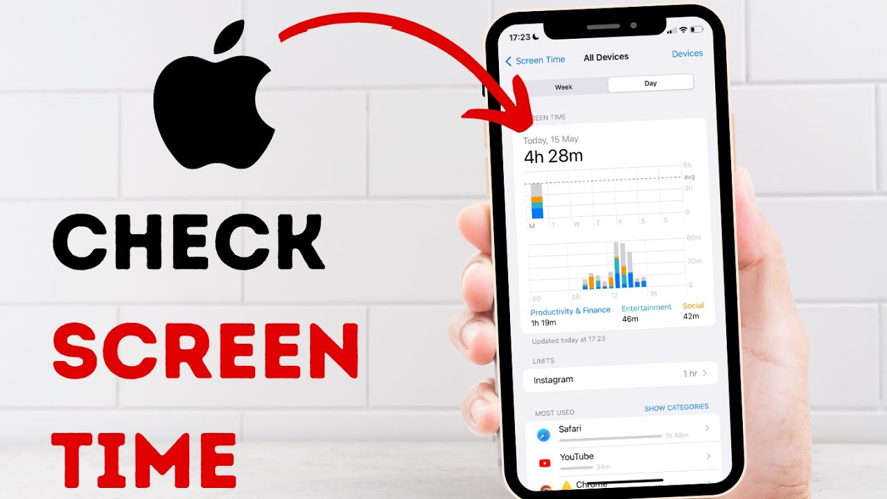 How To Check Screen Time - YouTube