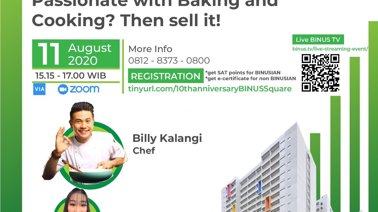 BINUS Square 10th Anniversary: Passionate about Baking and Cooking ...
