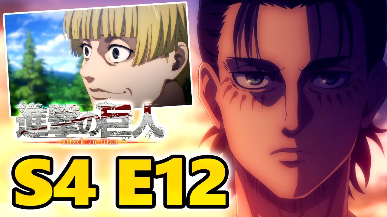 L'ÎLE DU PARADIS EST FOUTUE ?! Shingeki no Kyojin épisode 12 saison 4 ...