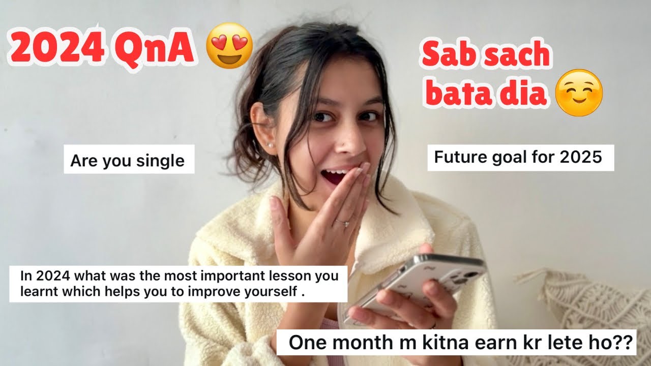 I am not single anymore🤭+ My total income of 2024💰| 2024 QnA | Kanika ...