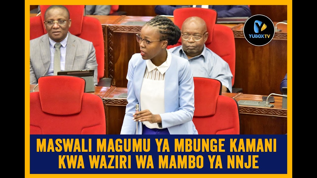 NGWASI KAMANI ALIA NA WAZIRI JUU YA AJIRA KWA VIJANA - YouTube