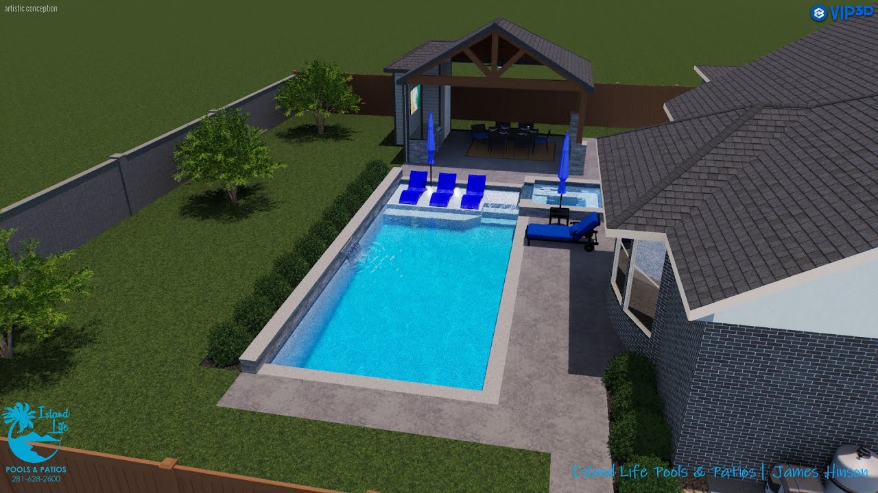 The Garza Family - Island Life Pools & Patios - James Hinson - YouTube