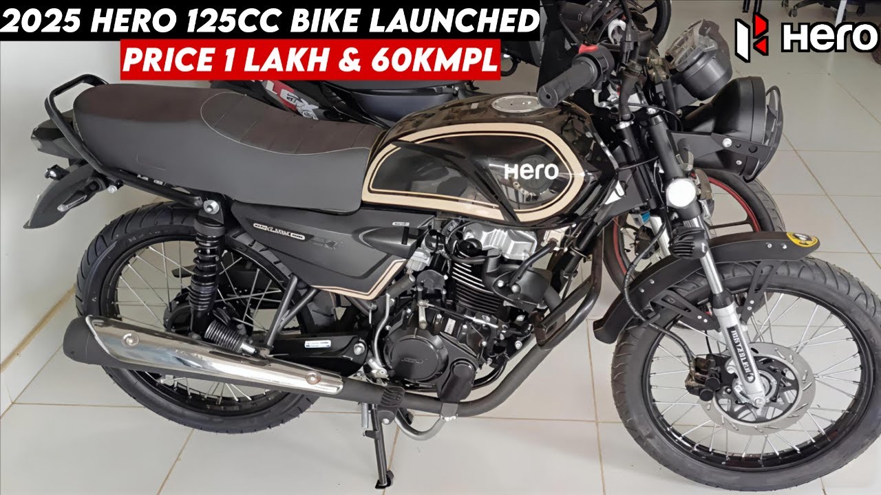 New Hero 125 Neo Retro Style Bike Launched In India | Price Under 1 ...