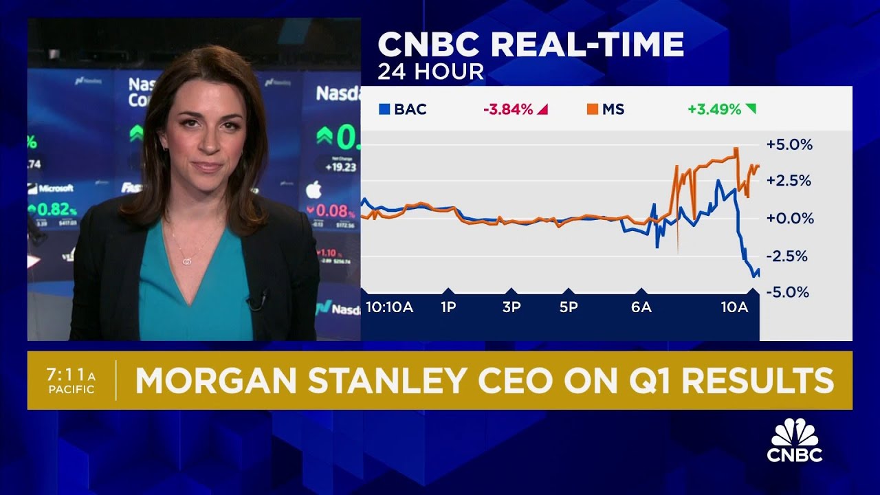 Bank of America, Morgan Stanley report Q1 earnings beat - YouTube