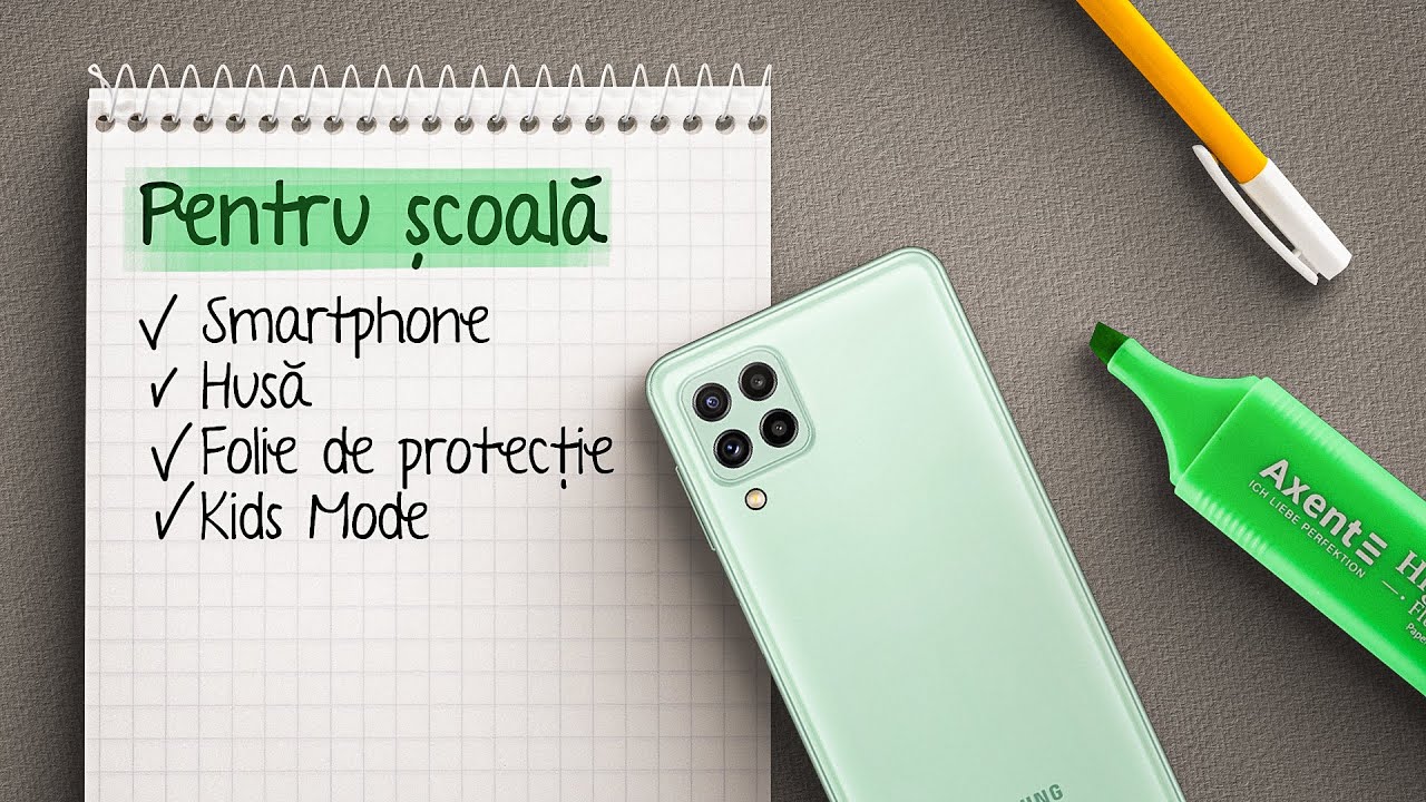 Cum pregătești telefonul copilului de școală? - YouTube