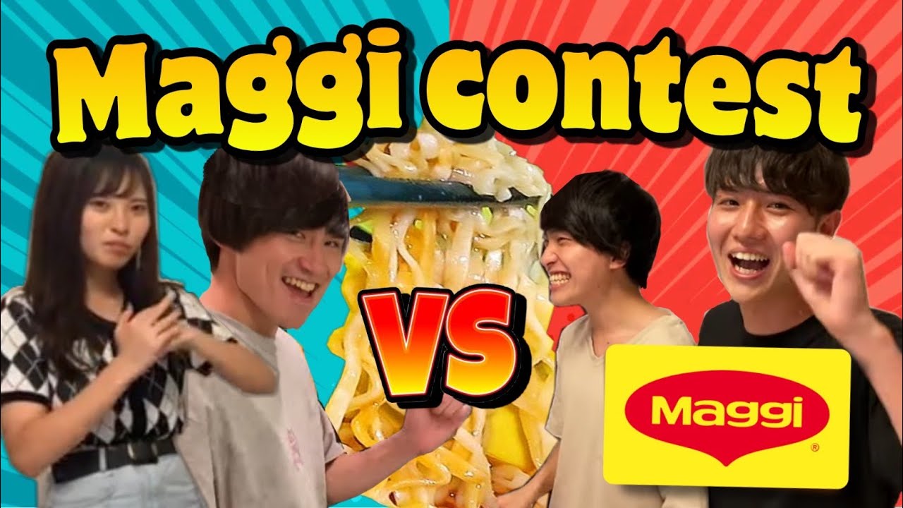 We Were Born to Cook Maggi!! Who Can Make the Best Maggi in Japan ...