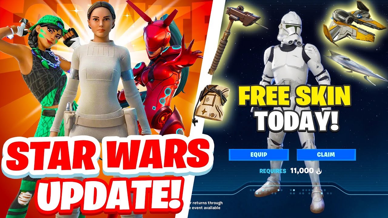 Fortnite Star Wars Update: Everything NEW! - YouTube