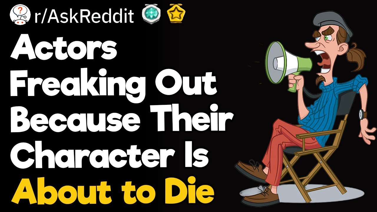 Actors Freaking Out Because Their Character Is About to Die - YouTube