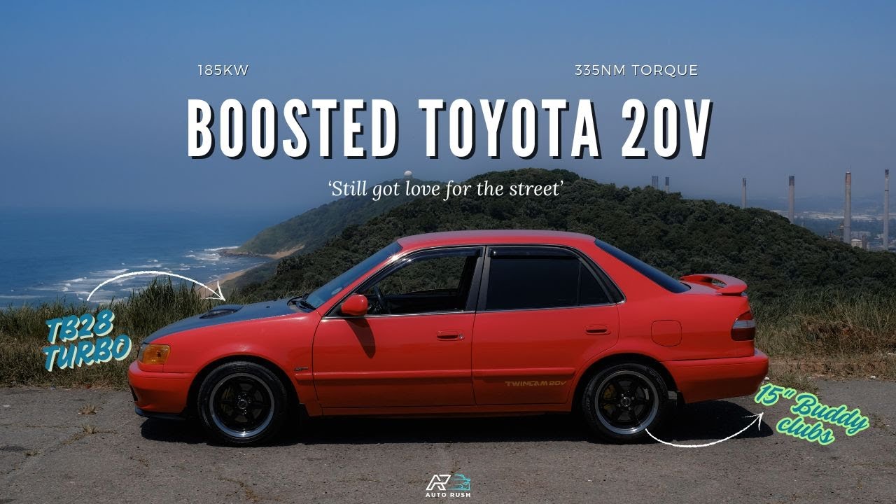Boosted Toyota Corolla RXI 20v - YouTube