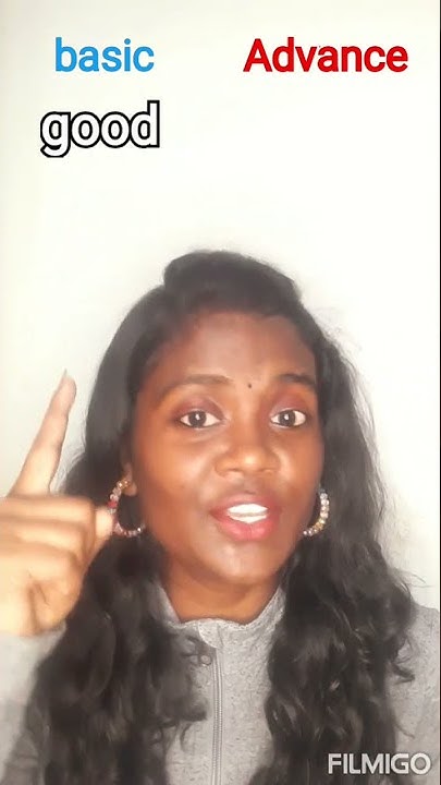 Basic vs Advance English - YouTube