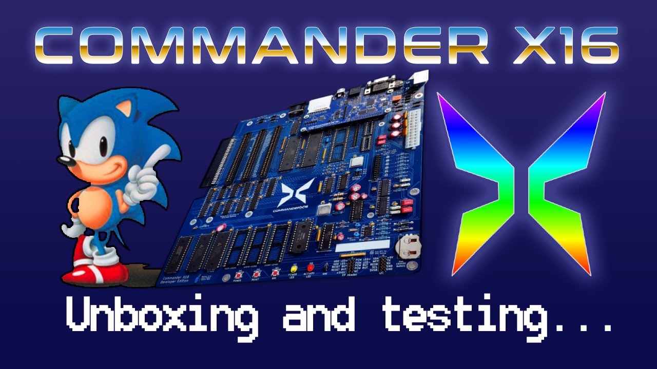 Commander X16 unboxing and running in 2025 - YouTube