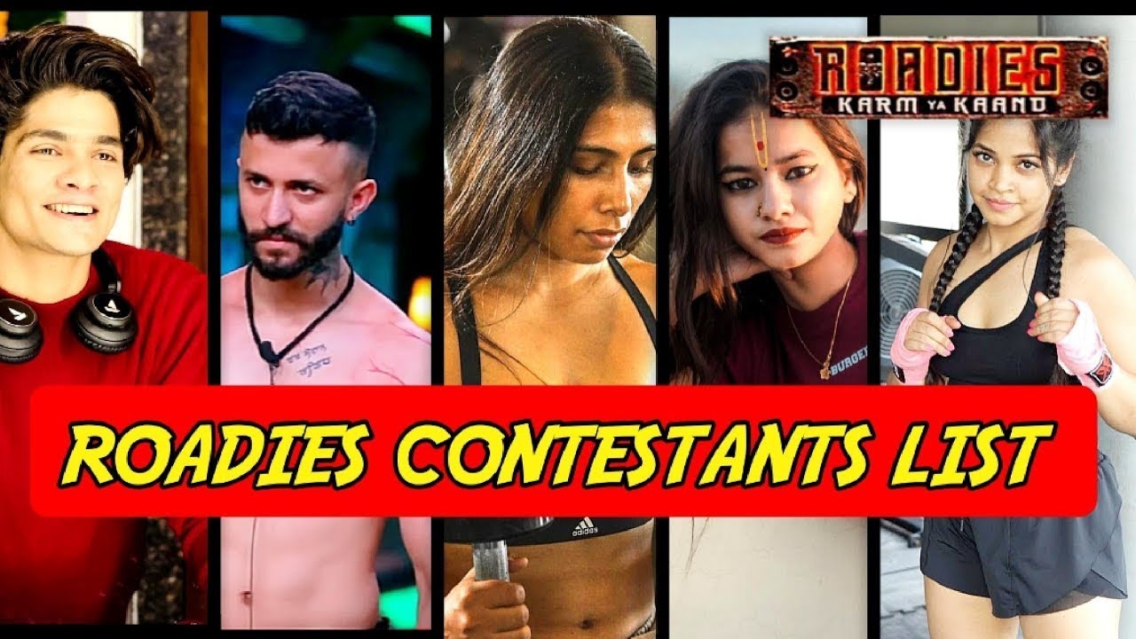 Roadies karam ya kaand all contestants list||Roadies contestant 2023 ...