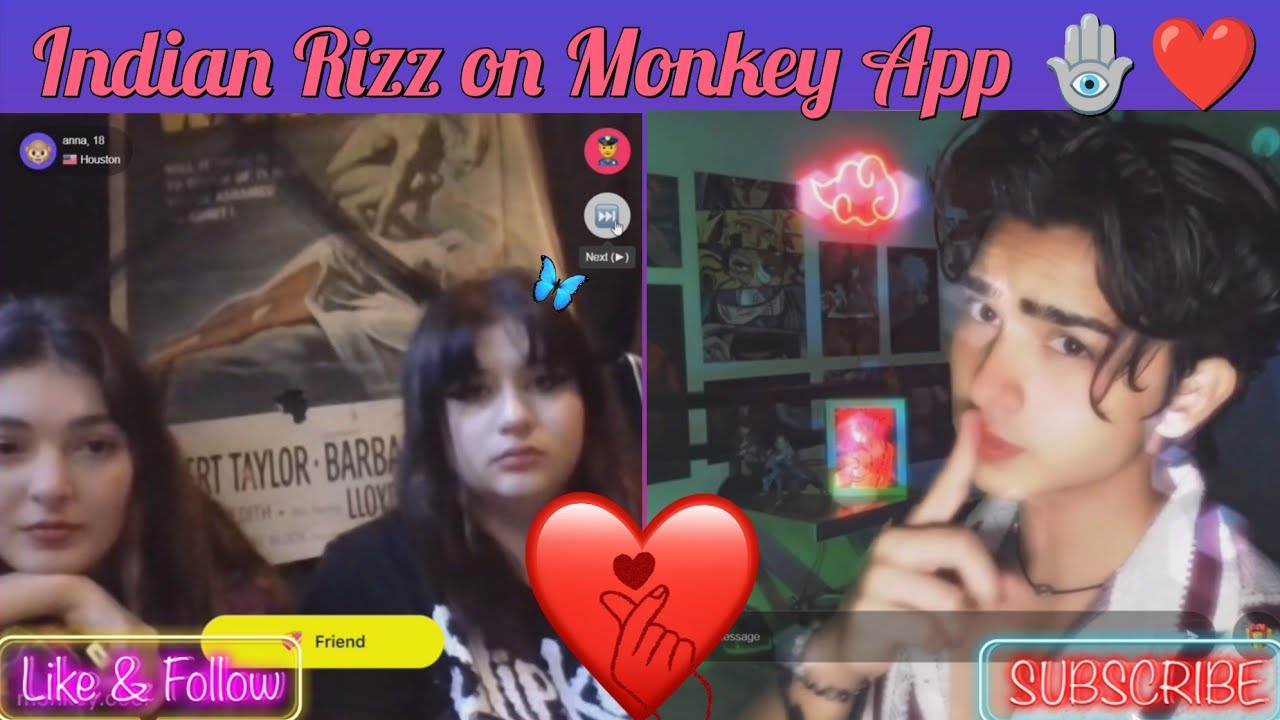 Indian Rizz on Monkey App 🪬 | Omegle Rizz | ome TV Rizz #rizz #omegle #monkeyapp #trending - YouTube