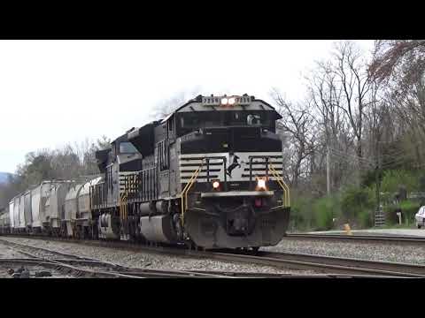 NS SD70ACU 7258 Leads NS 178 on 3/22/20 (Short Clip) - YouTube