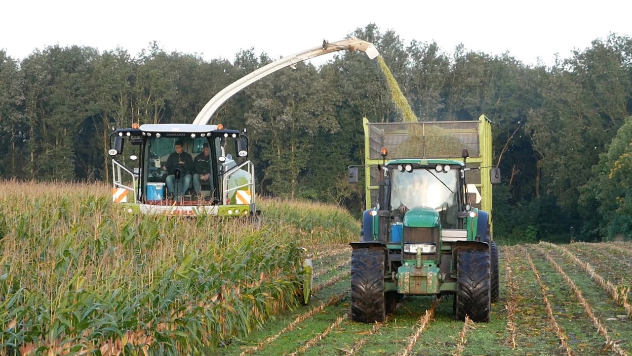 John Deere 7430 + Claas Jaguar 940 van loonbedrijf gebr. Buma - Mais ...