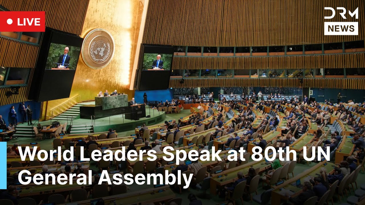 LIVE: UNGA 80 High-Level Debate – UK, Ethiopia, EU, Uganda, Austria, Mexico, Sweden, Norway ...