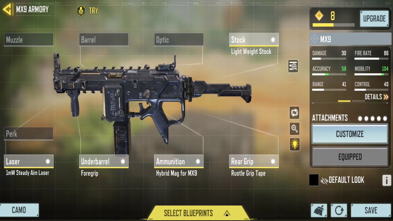 Call Of Duty Mobile - Mx9! New Meta Gun? - YouTube