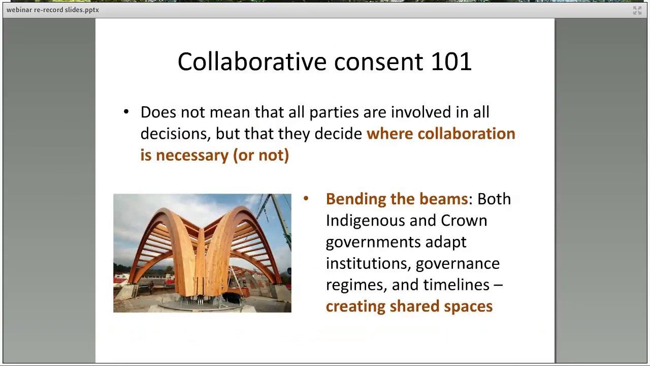 Collaborative Consent and Revitalizing Indigenous Laws - YouTube