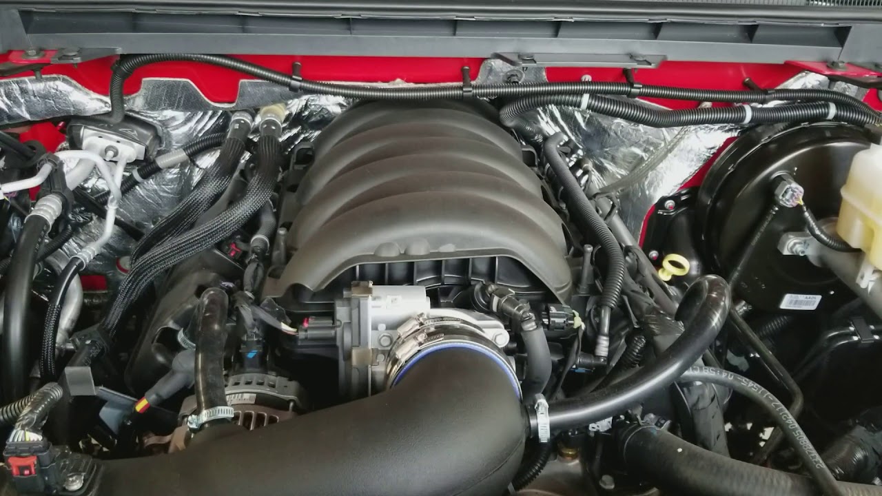 VOLANT ((((((COLD AIR INTAKE))))) 2017 GMC SIERRA 6.2 - YouTube