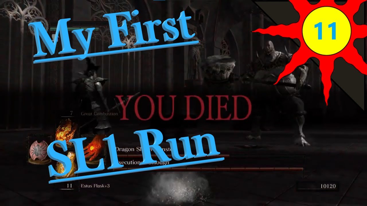 First Dark Souls SL1 Run Pt 11 - O&S and Large Flame Ember - YouTube