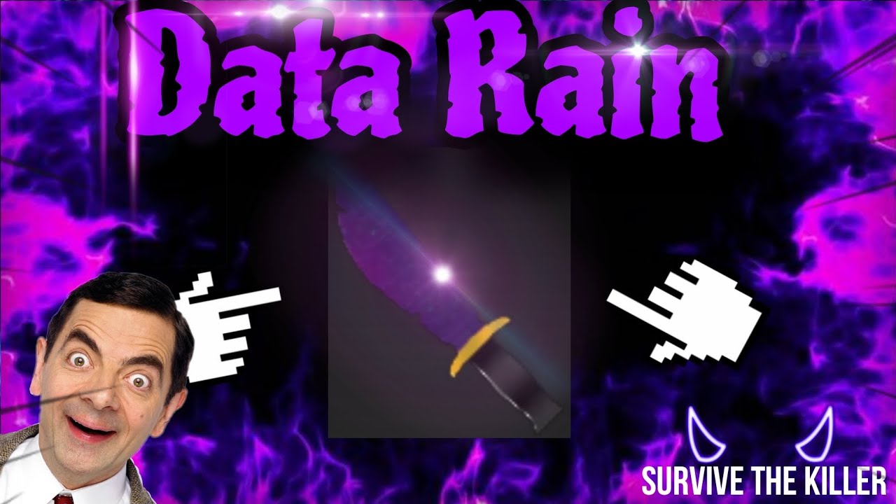 showcase #3|| Data Rain premium knife👾| survive the killer #stk # ...