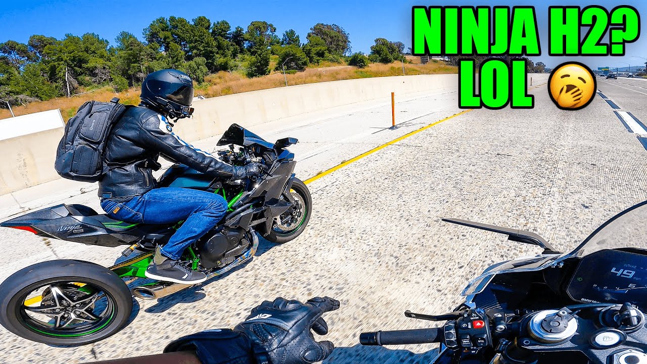 Stretched Ninja H2 Messes With THE WRONG S1000RR 😤 | CBR1000RR-R SP ...