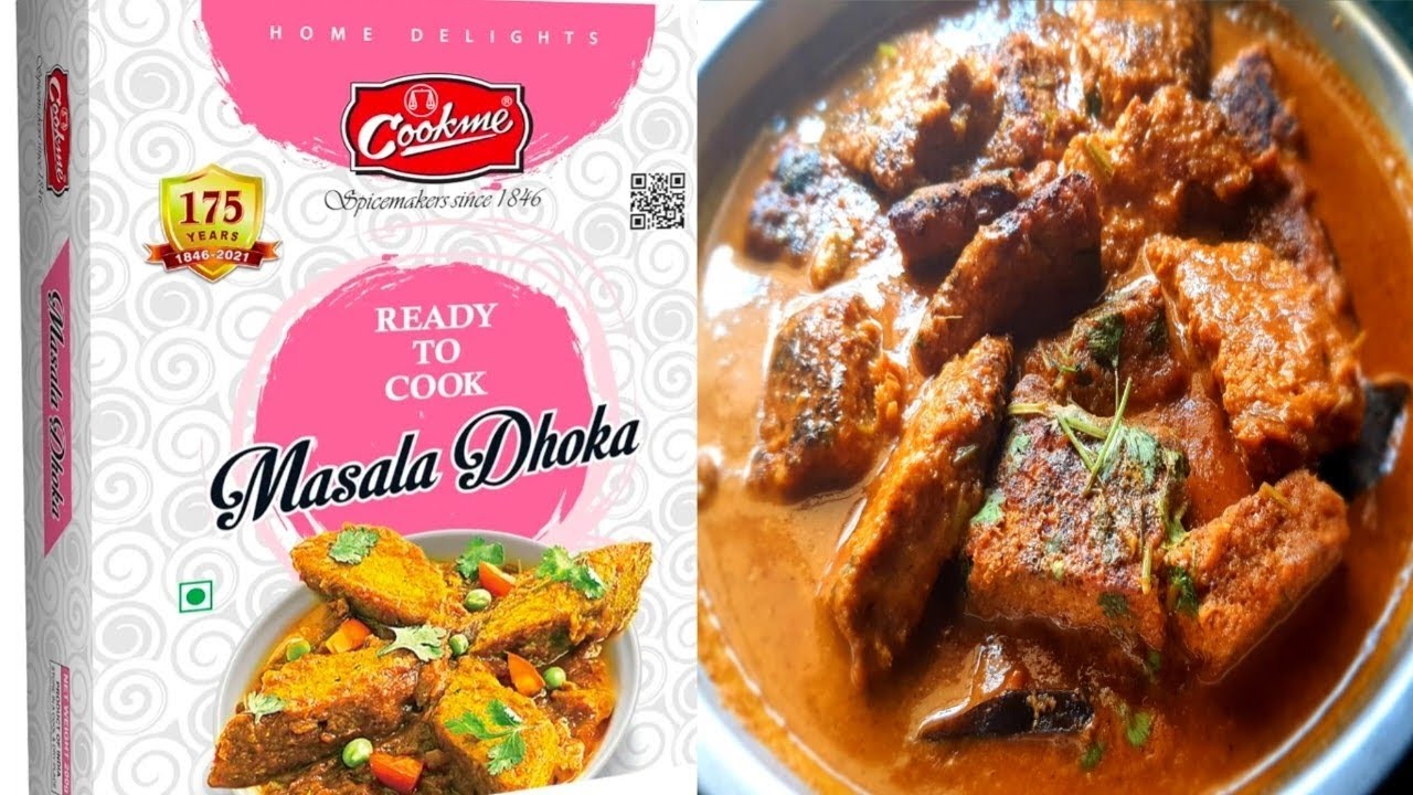 Cookme Masala Dhoka Mix is a ready to cook powder /নিরামিষ ধোকার ডালনা ...