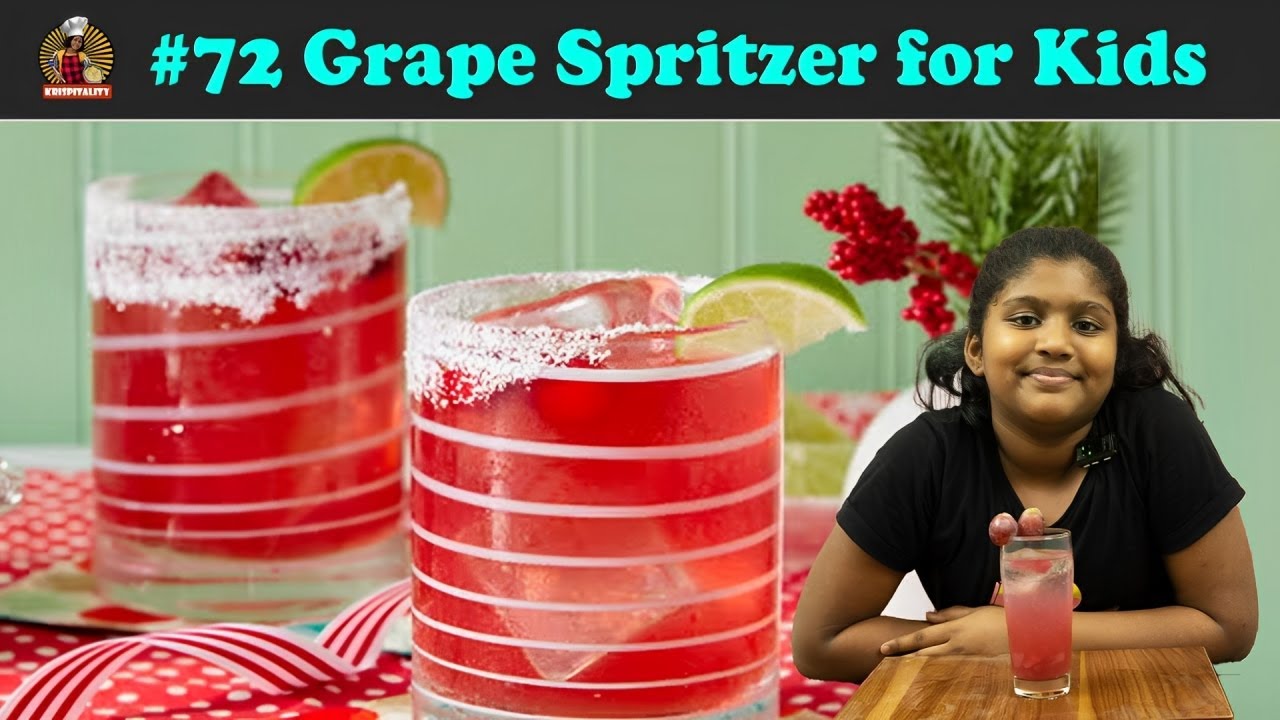 Grape Spritzer for Kids | Smriti’s Cool Summer Drink🍇 - YouTube