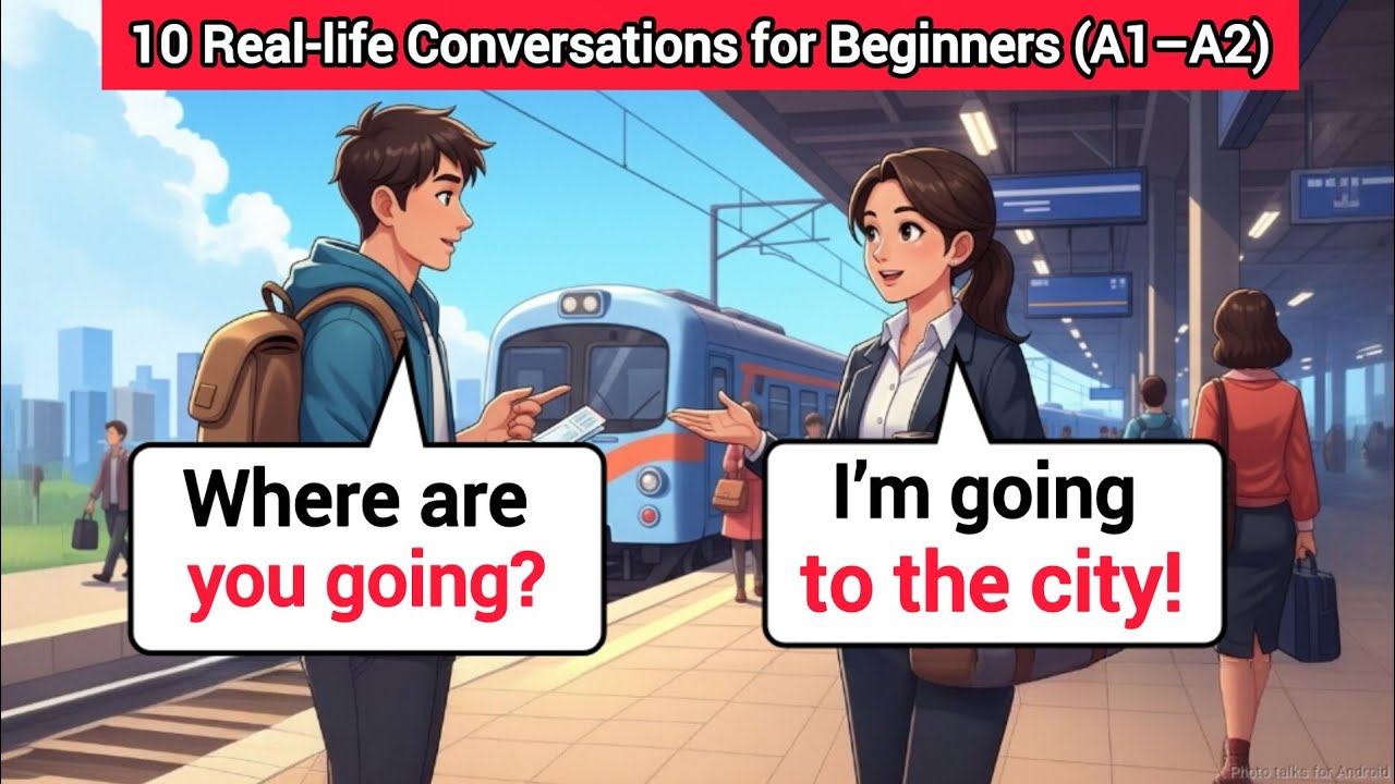10 Simple English Conversations for Beginners: Real English Dialogues ...
