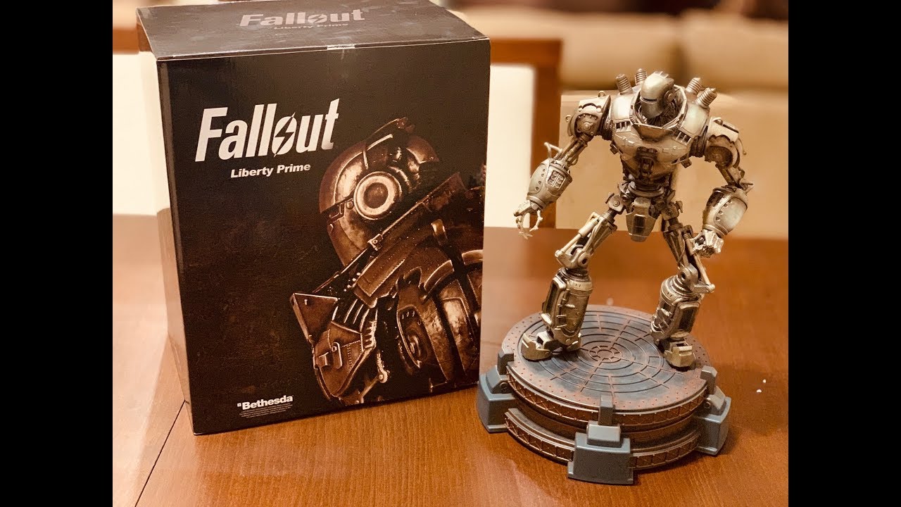 Fallout - Liberty Prime 15" Statue Unboxing - YouTube