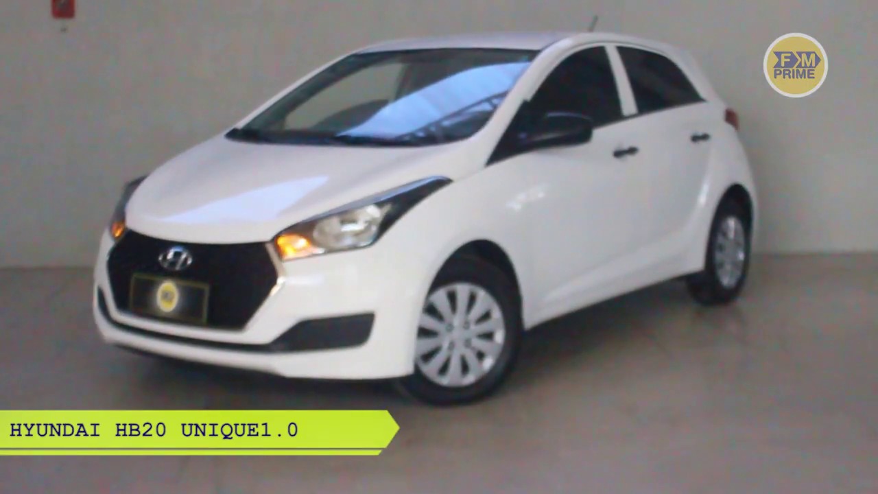 HYUNDAI HB20 UNIQUE1 0 PCQ - YouTube