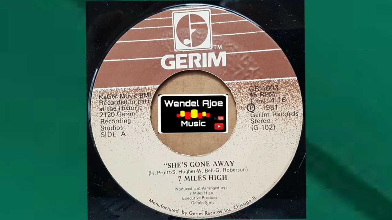7 Miles High - She's Gone Away - YouTube