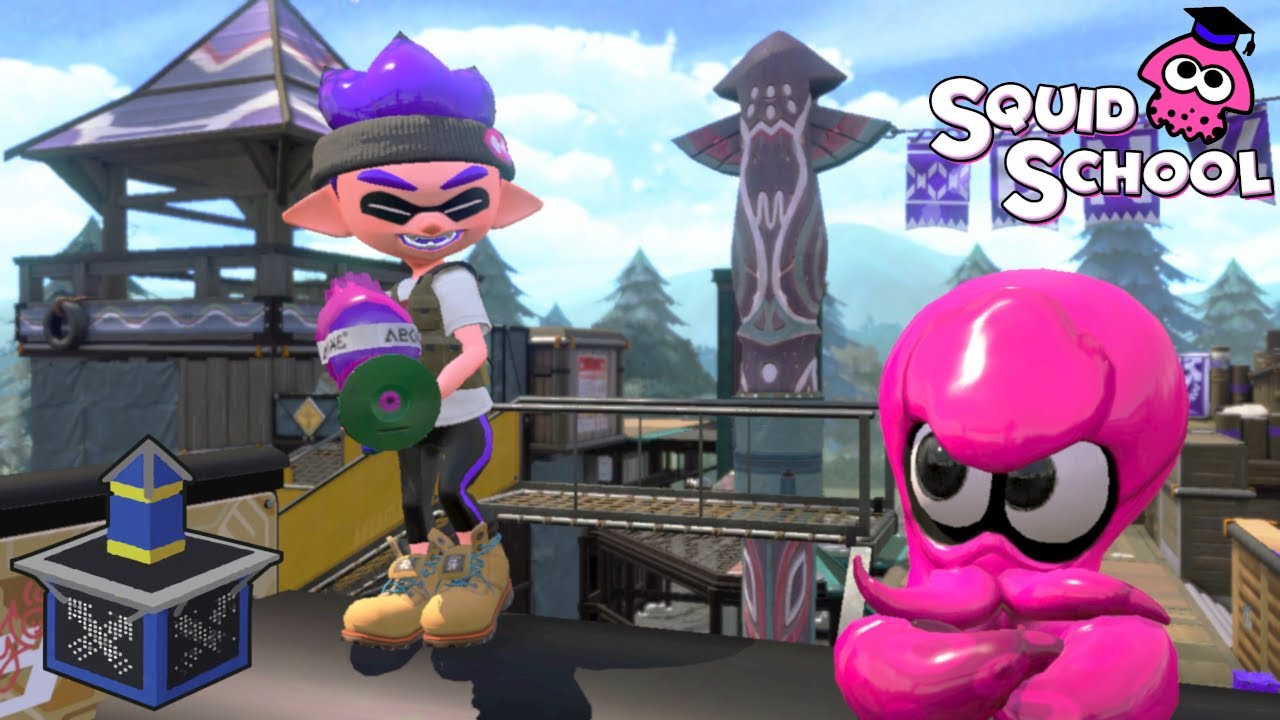 Camp Triggerfish Tower Control Guide - Splatoon 2 - Squid School Map ...