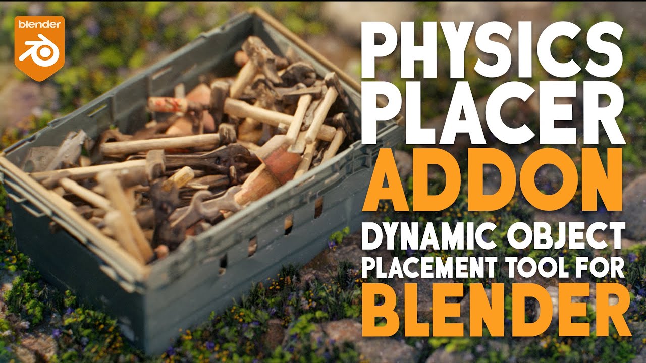 Physics Placer Addon For Blender Dynamically Place Objects Youtube