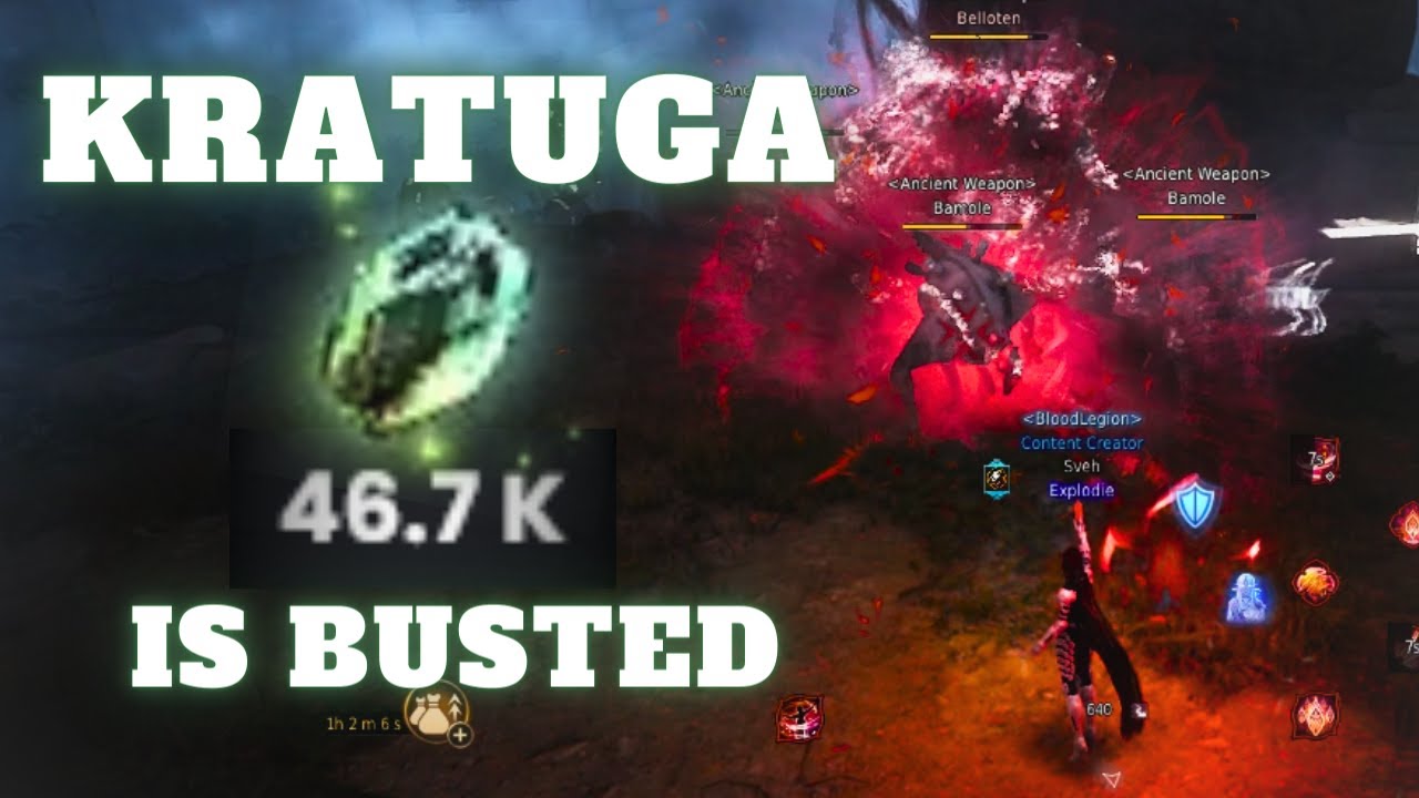 Kratuga is Flat Out INSANE, 900m/hr! [Black Desert Online] - YouTube