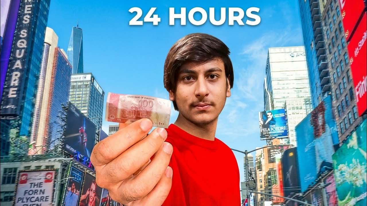 “100PKR Survival Challenge 🥶 | Extreme 24 Hours Struggle 😱 | Zero ...