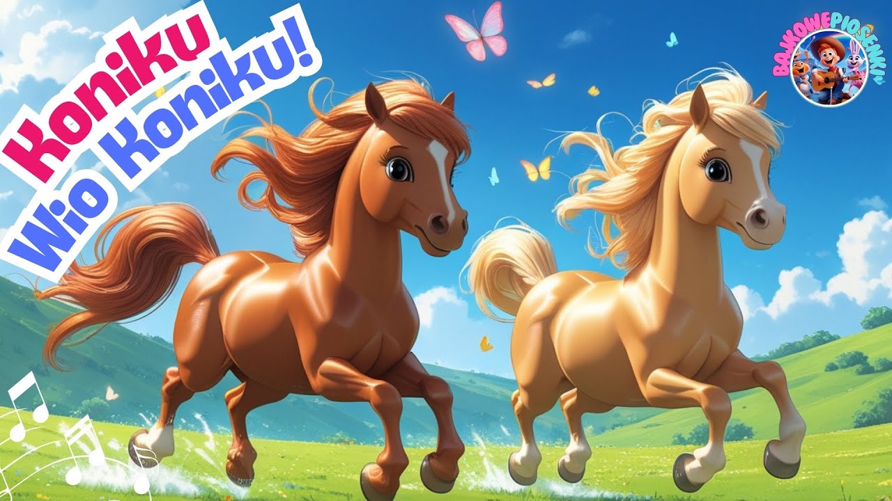 Koniku, Wio Koniku! – Wesoła Piosenka dla Dzieci 🐴🎵 - YouTube