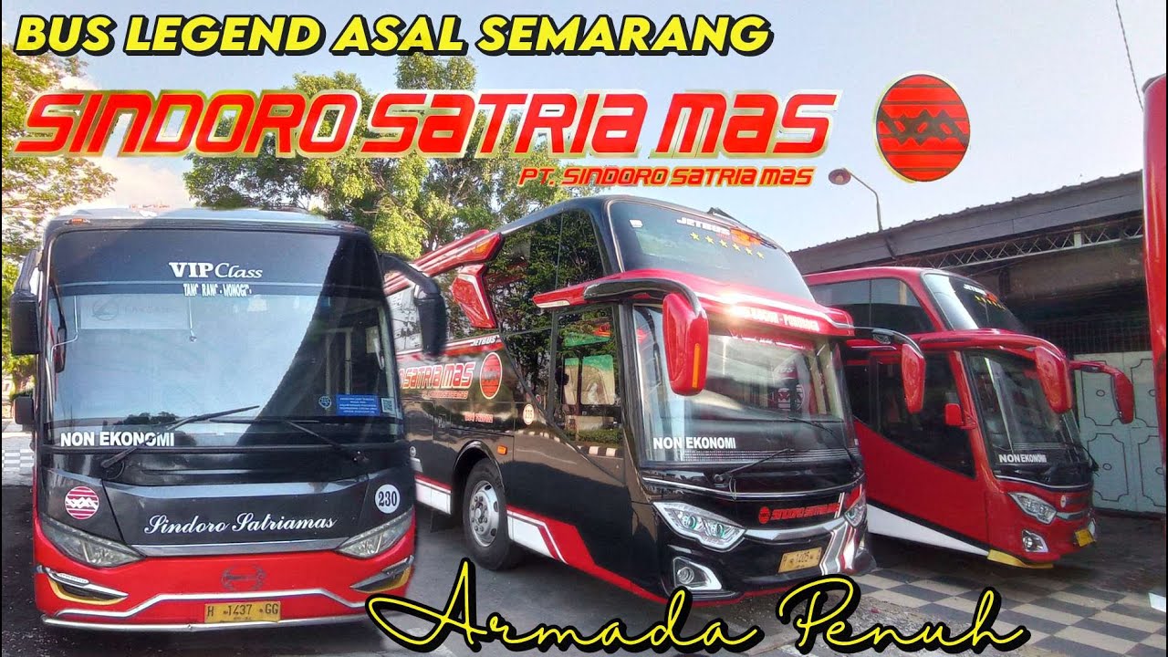 Banyak bus baru di Garasi Sindoro Satria Mas Semarang, Bus Legend - YouTube