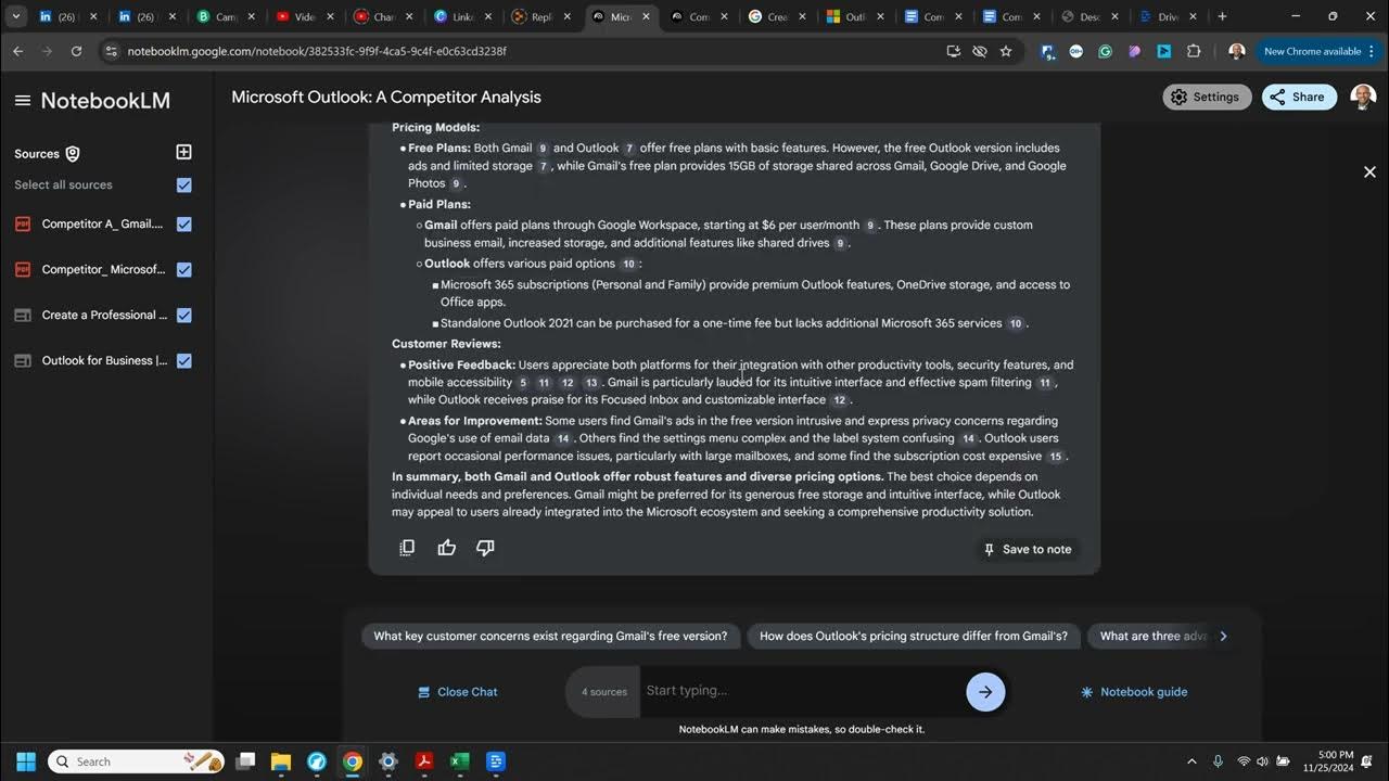 Use NotebookLM for Competitive Analysis - YouTube