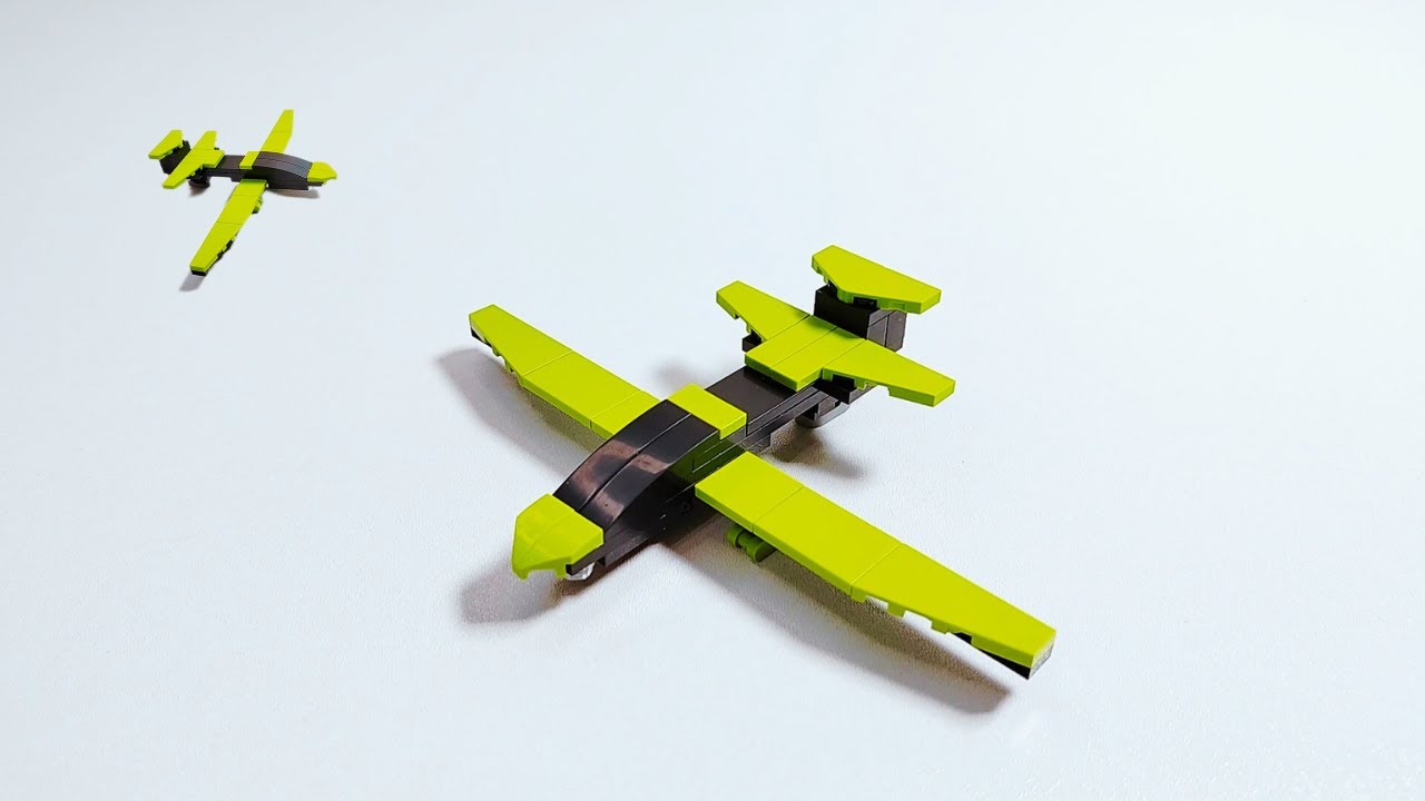 Build a Lego MINI airplane | lego MOC - YouTube