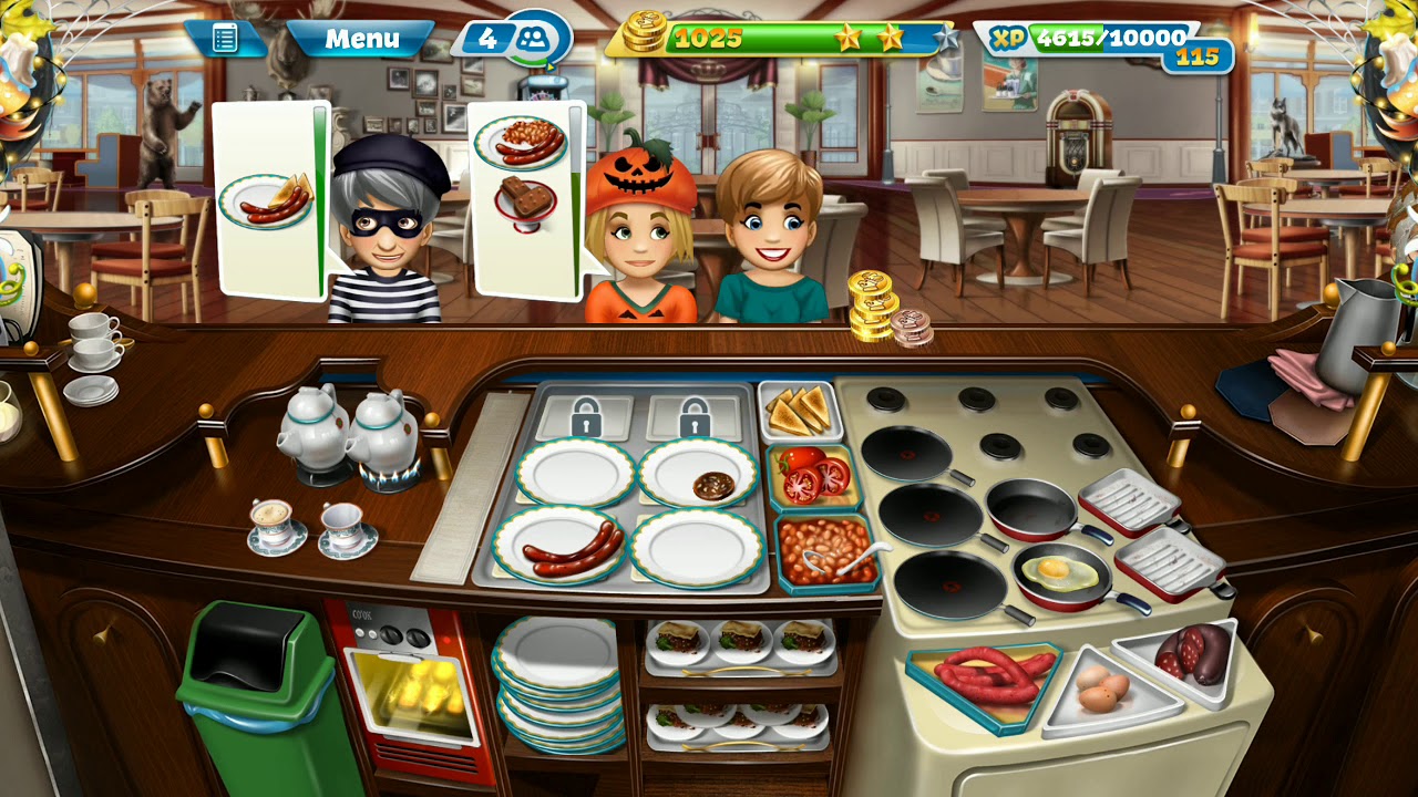 Cooking Fever Day 427 Breakfast Cafe - YouTube