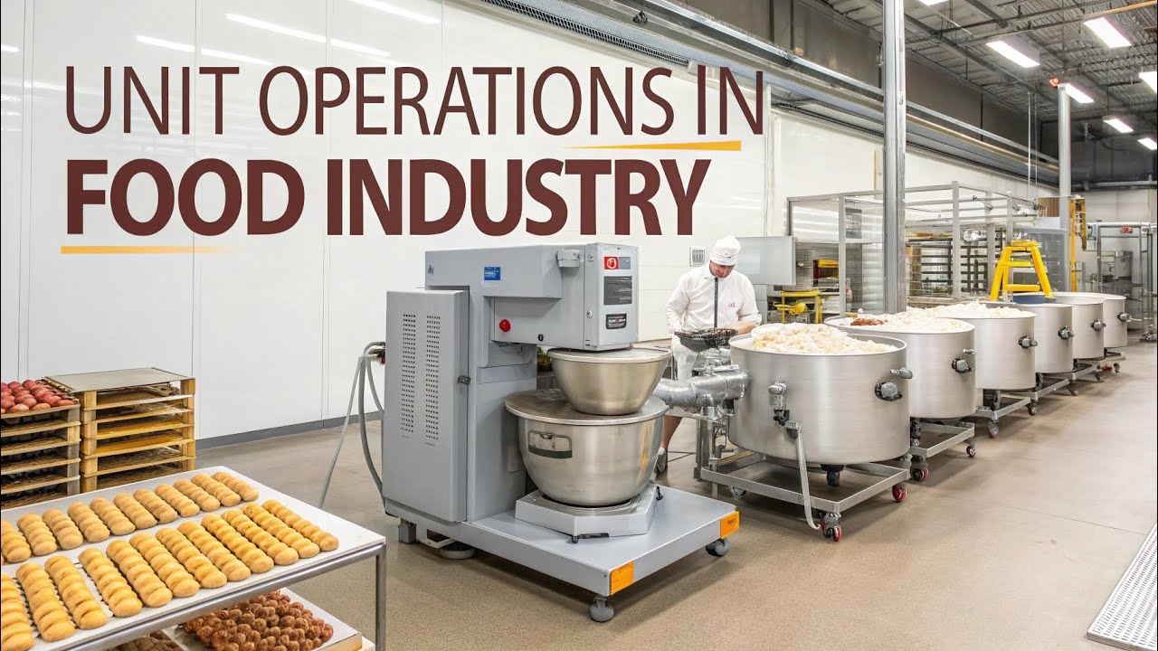 Unit Operations in Food Industry Explained! | Mixing, Drying, Heating ...