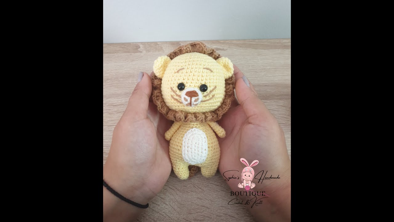 Leu crosetat( tutorial video pas cu pas) Amigurumi crochet lion 🦁 - YouTube