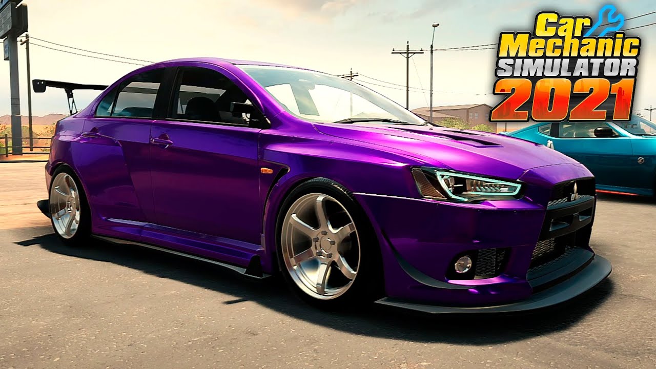 Restaurei um EVO X do FERRO VELHO! - Car Mechanic Simulator 2021 - YouTube