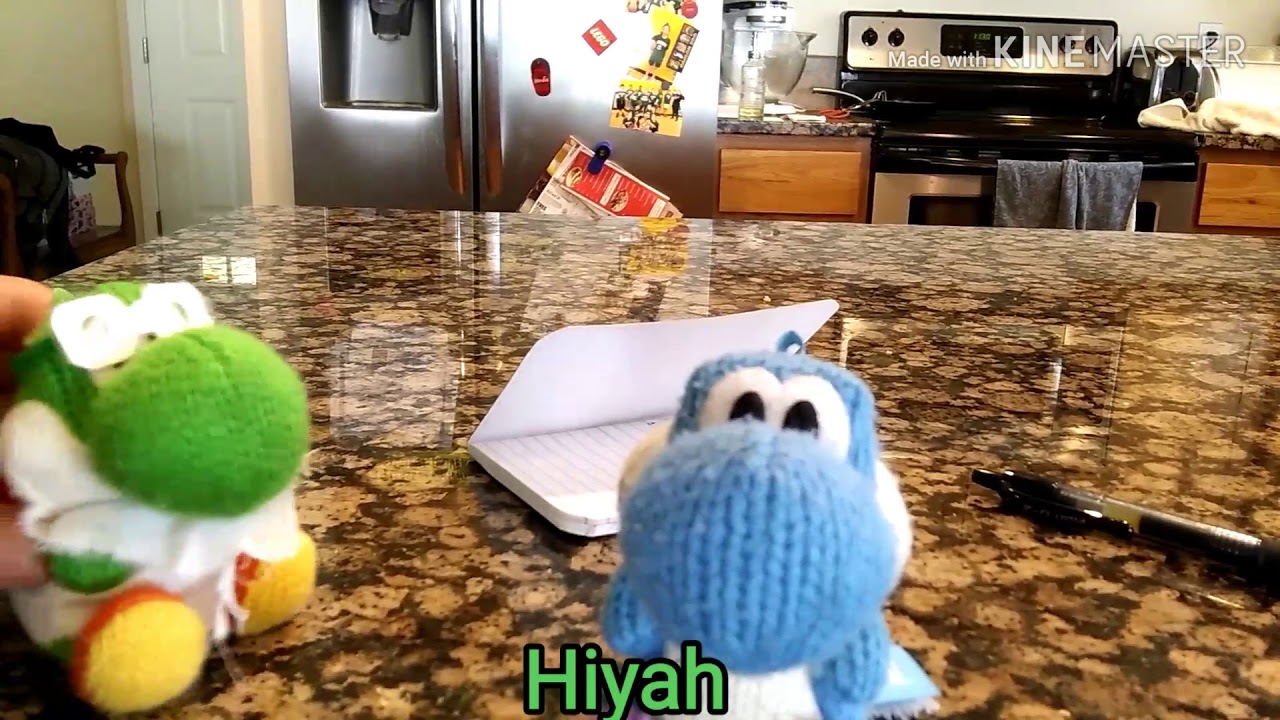 Green yoshi does a science experiment - YouTube