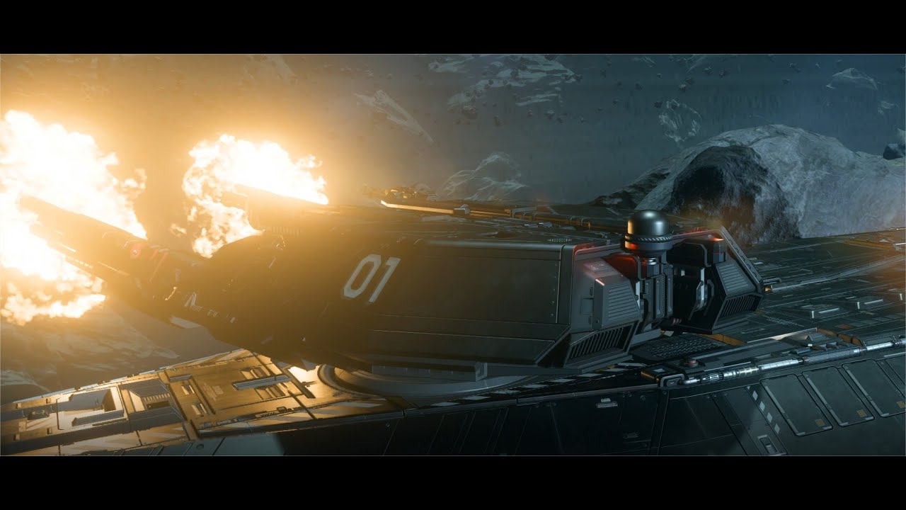 Slinging Lead -Perseus Gunship Gameplay- Star Citizen - YouTube