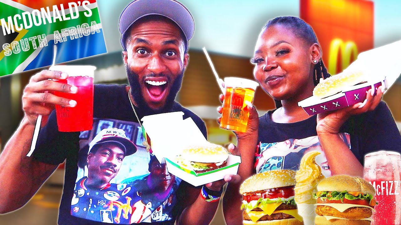 Trying McDonald's In SOUTH AFRICA! 🇿🇦🍟 - YouTube