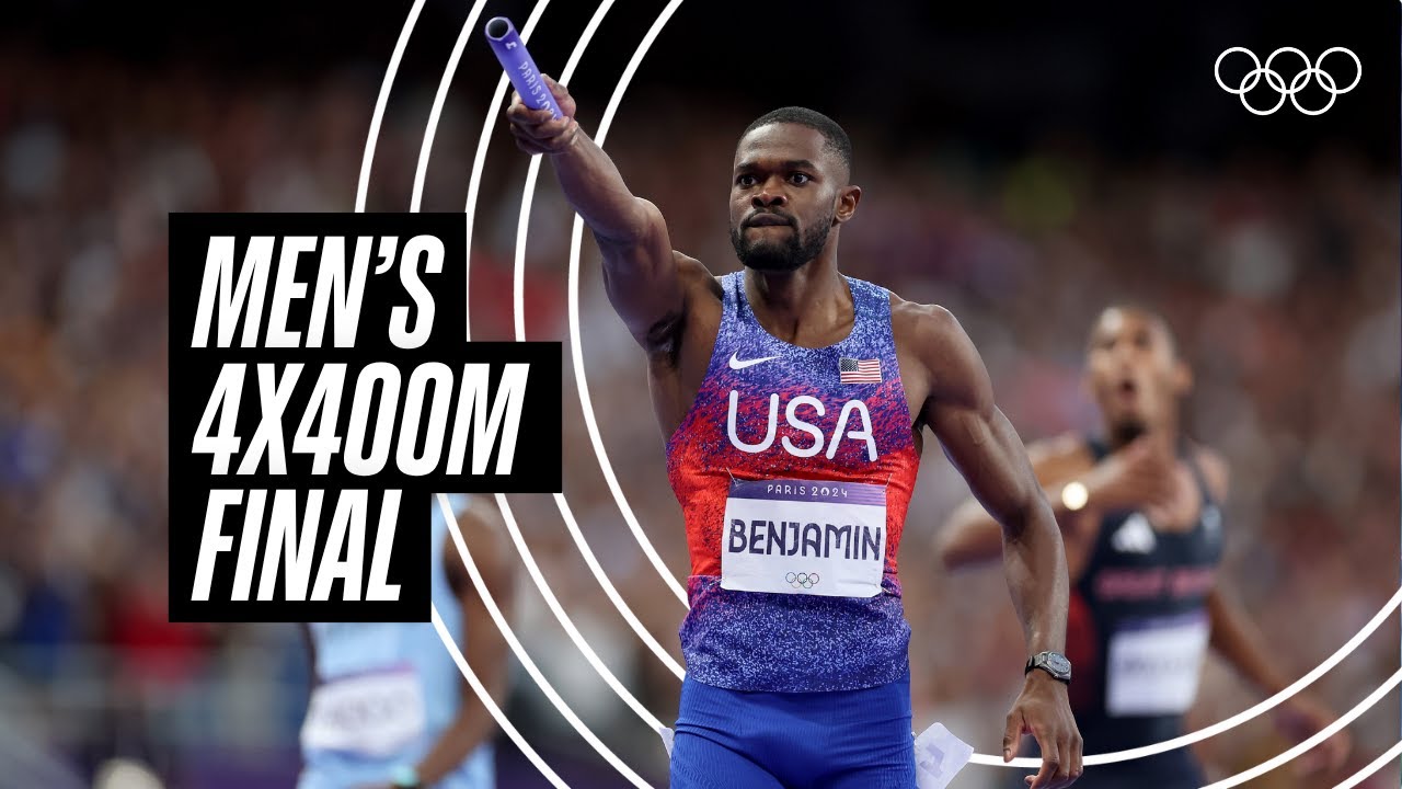 Men’s 4x400m Final - Paris 2024 Olympics | Historic Showdown 🥇🔥 - YouTube